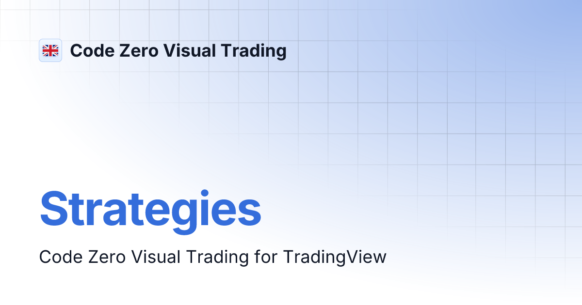 Strategies | Code Zero Visual Trading