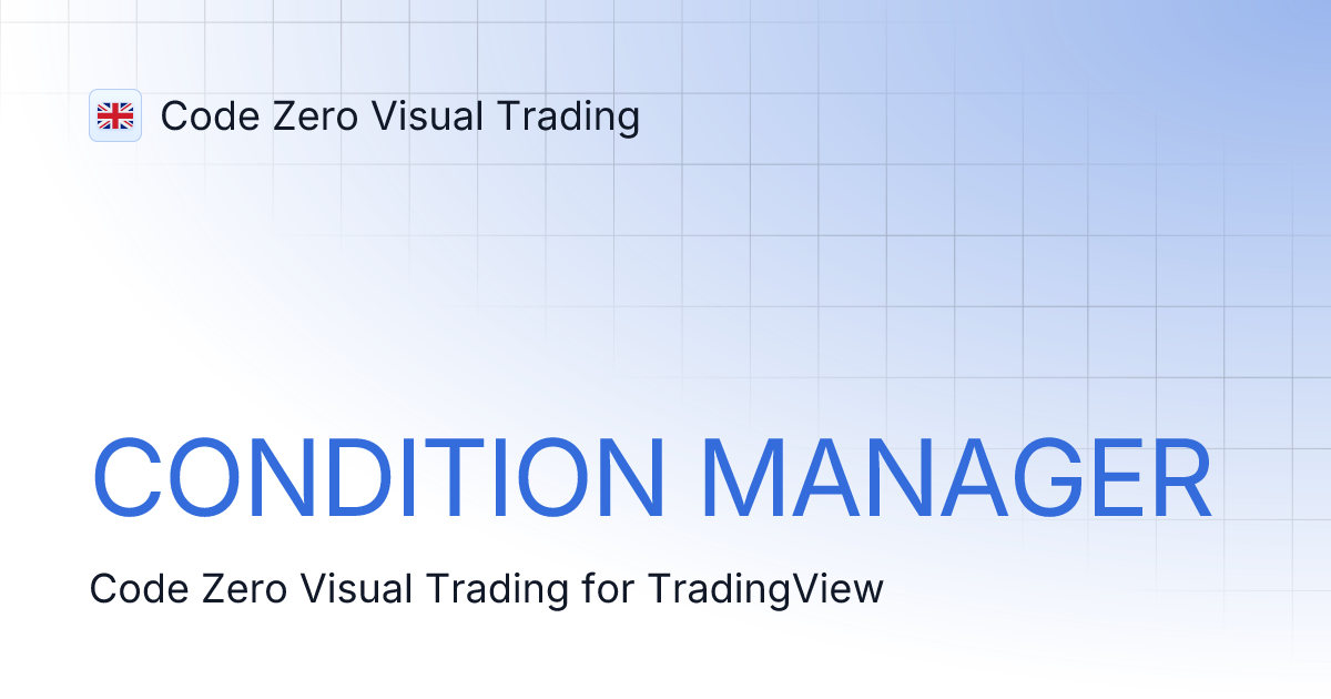 CONDITION MANAGER | Code Zero Visual Trading